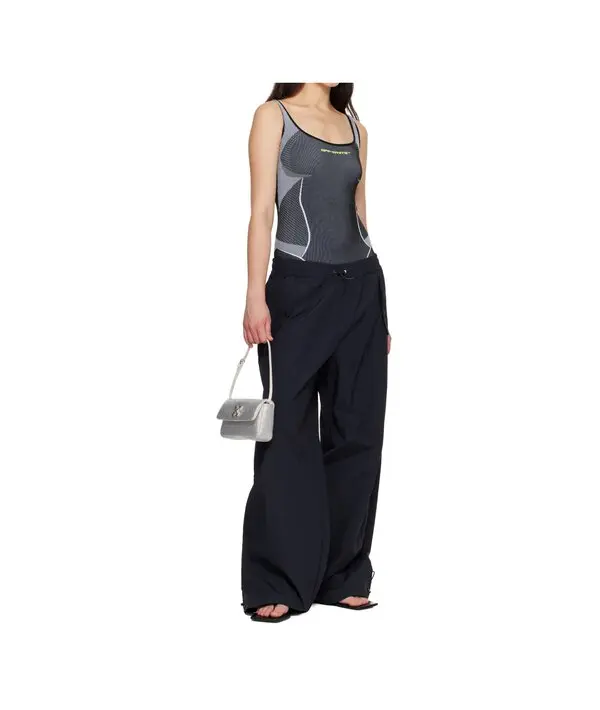 Off-White Jitney 0.7 Arrow Motif Shoulder Bag - Gray