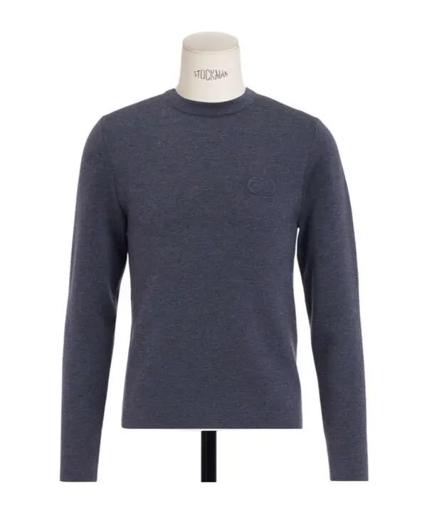 Dior Crewneck Sweater With Embossed Detail