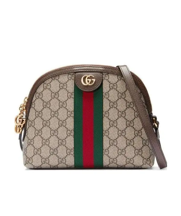 Gucci Ophidia Small Shoulder Bag - Beige/ebony