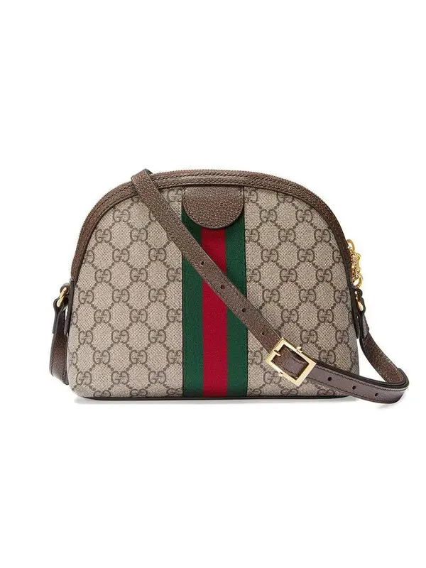 Gucci Ophidia Small Shoulder Bag - Beige/ebony