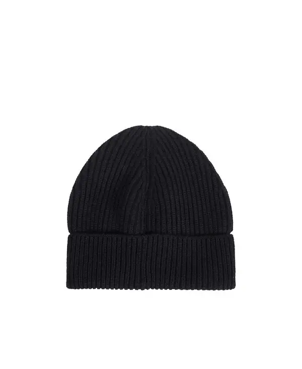 Dolce & Gabbana Ribbed Knit Cashmere Beanie Hat