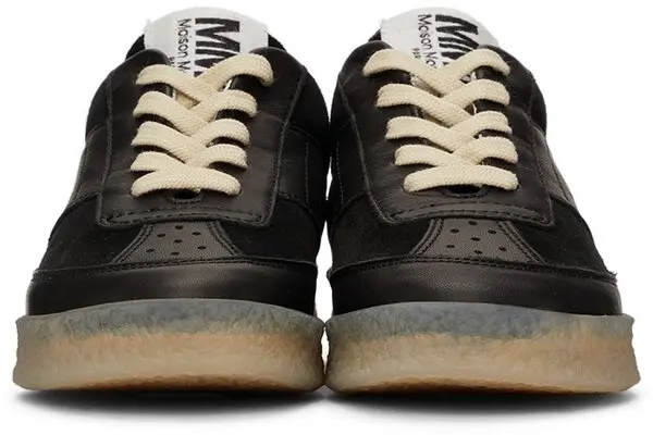MAISON MARGIELA Replica Lace-up Low-top Sneakers - Black