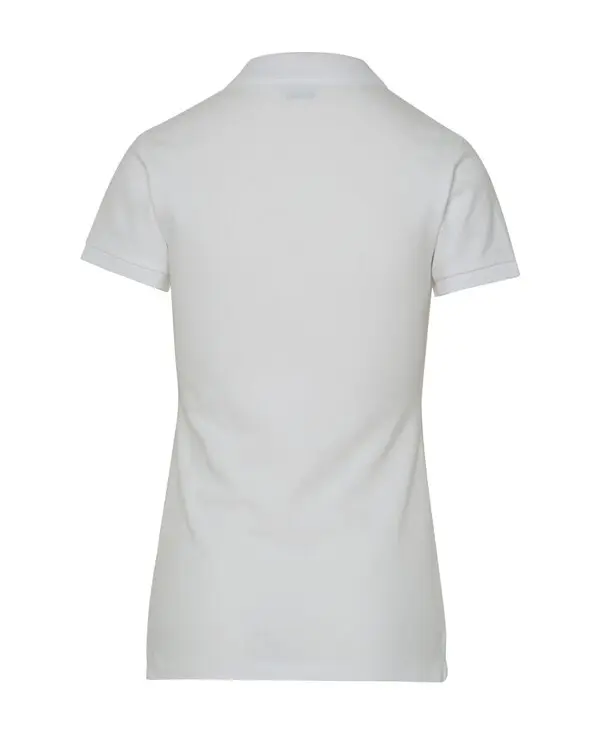 Polo Ralph Lauren Slim Fit Stretch Polo Shirt With Embroidered Logo - White