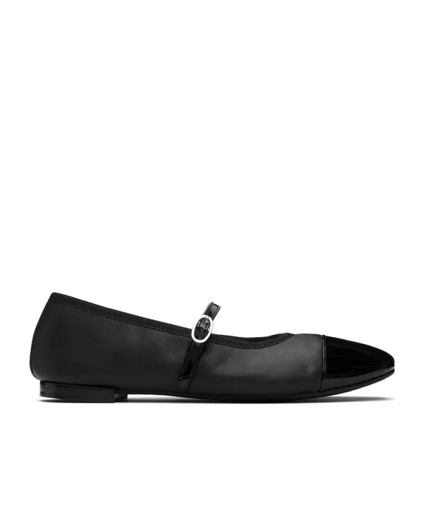 Repetto Georgiana Mary Jane Flat - Black