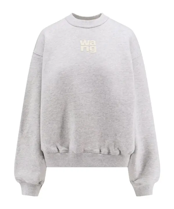 Alexander Wang Essential Terry Crewneck Sweatshirt - Hemp Gray