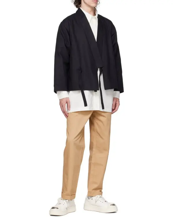 Kenzo Boke Flower Embroidered Buttoned Shirt - White