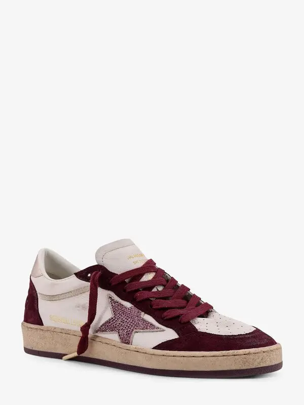 GOLDEN GOOSE Ballstar Lace-up Sneakers - Nude