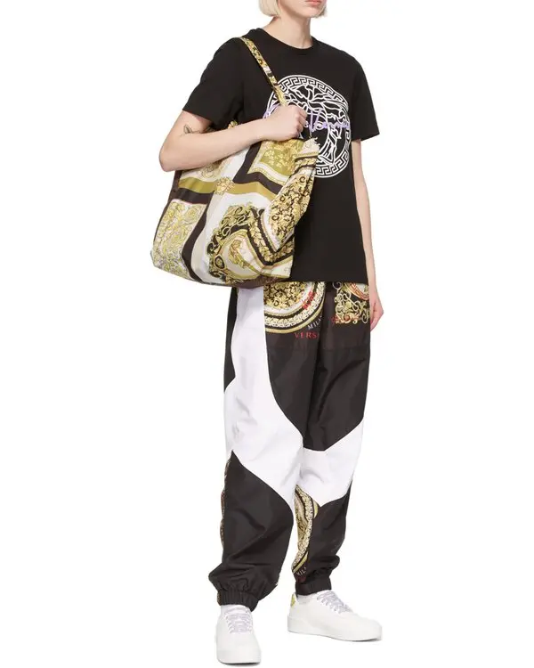 Versace Medusa Motif Logo-print T-shirt