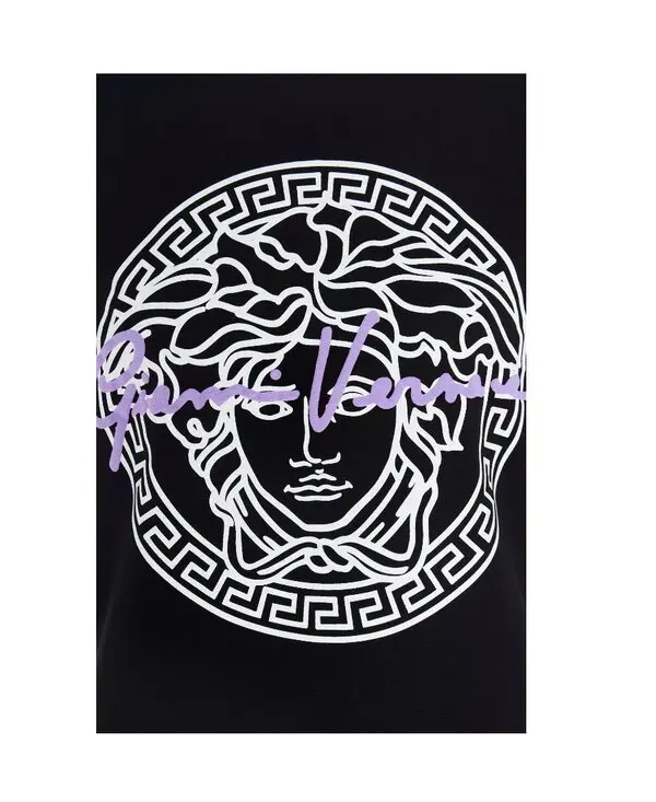 Versace Medusa Motif Logo-print T-shirt