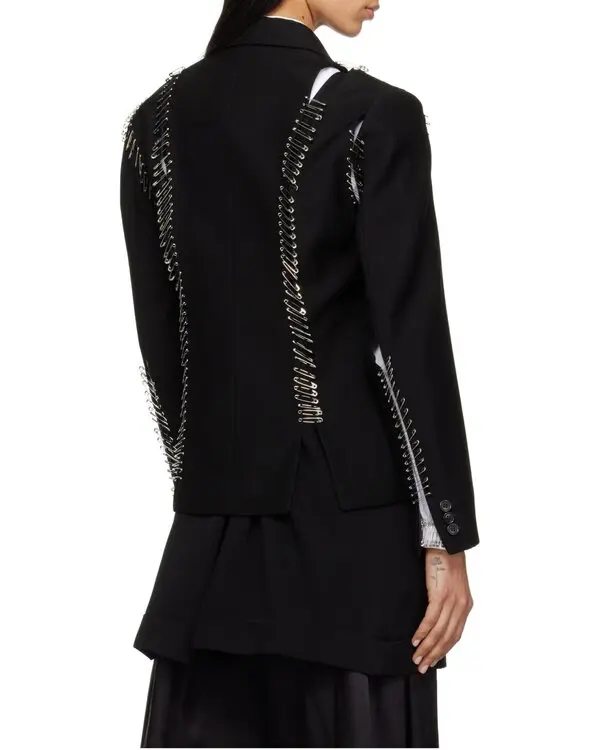 Comme Des Garçons Embellished Blazer