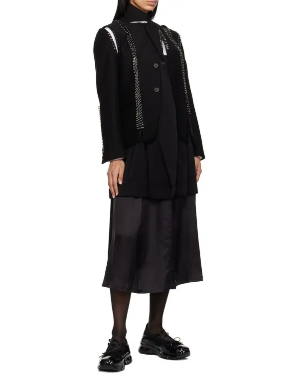 Comme Des Garçons Embellished Blazer