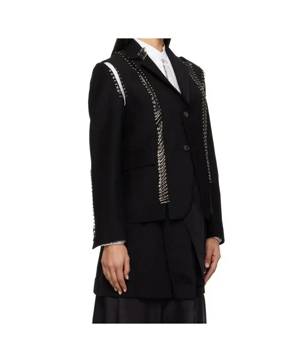 Comme Des Garçons Embellished Blazer