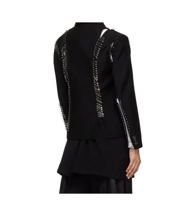 Comme Des Garçons Embellished Blazer