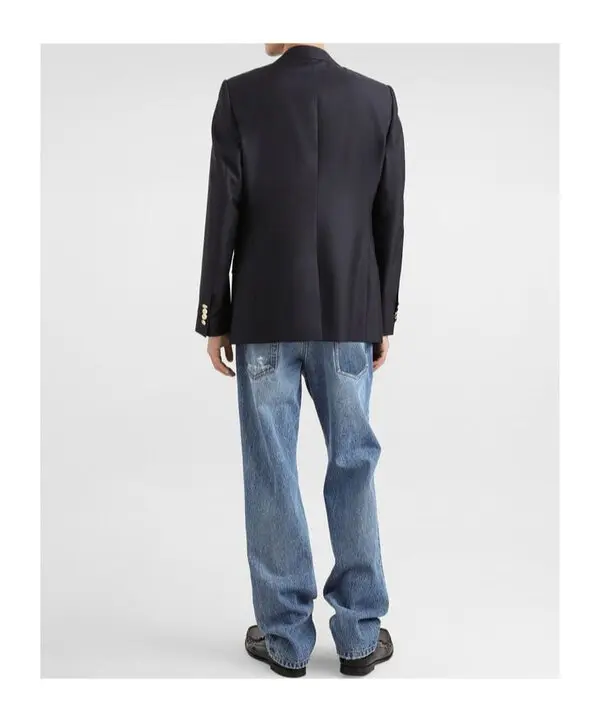 Dolce & Gabbana Dolce Gabbana Heraldic Patch Single-breasted Jacket