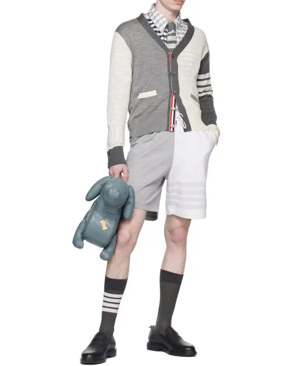 Thom Browne Panelled Gingham Cotton Shirt