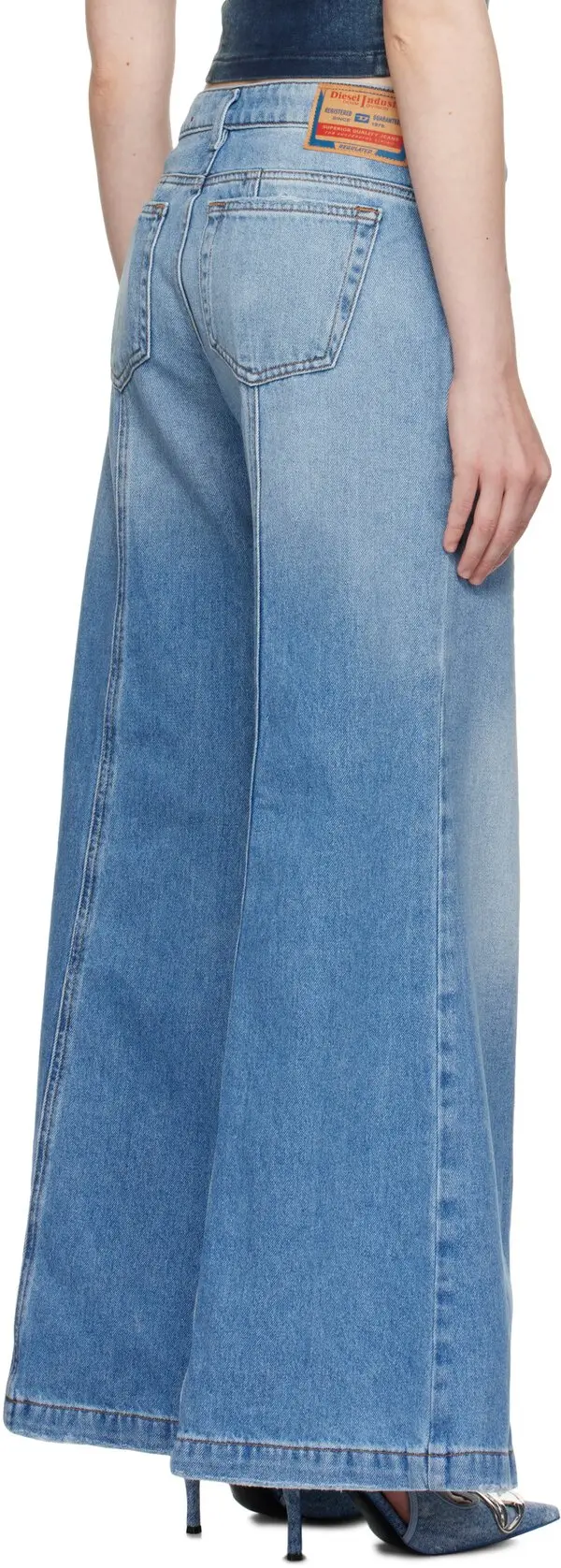 DIESEL® D-akiid Flared Jeans - Light Blue