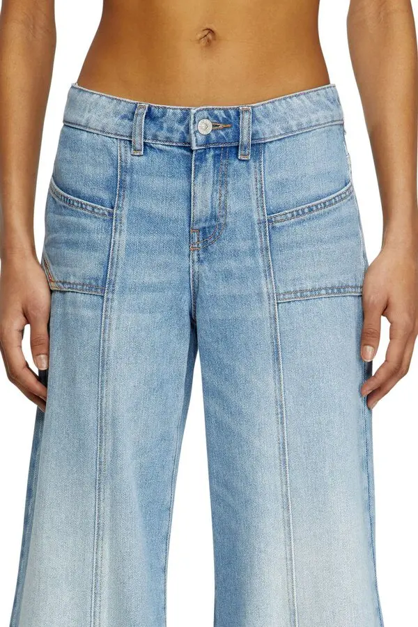 DIESEL® D-akiid Flared Jeans - Light Blue