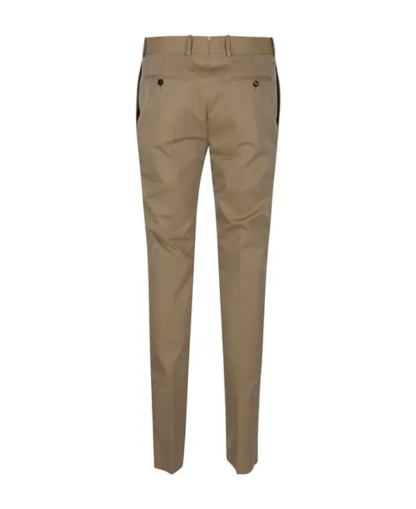 Alexander McQueen Cotton Cigarette Trousers