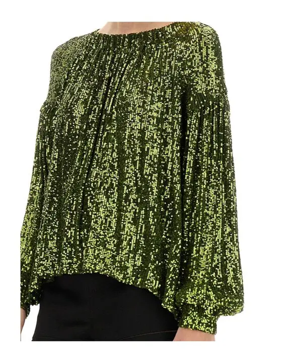 Rabanne Off-the-shoulder Sequin Embellished Top - Black