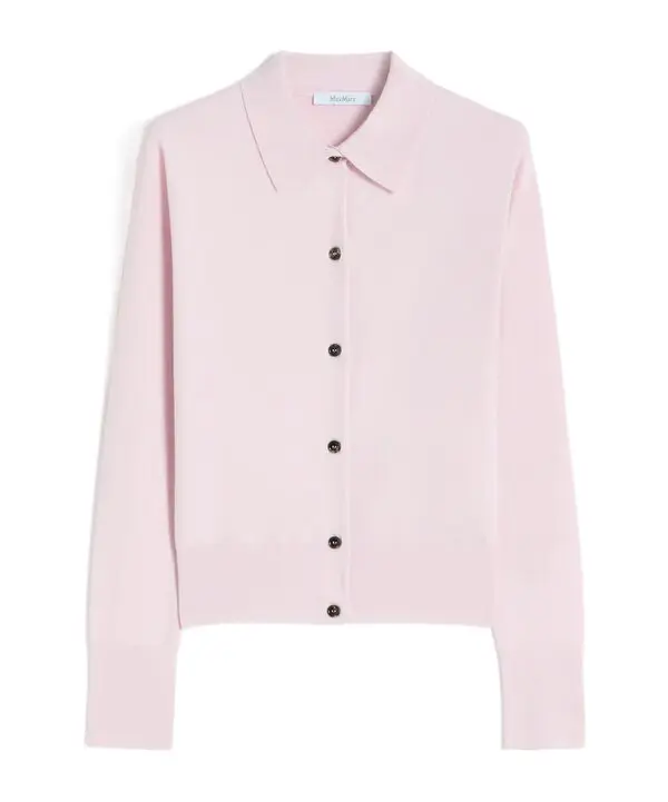 Max Mara Medeola Knitted Cardigan - Pink