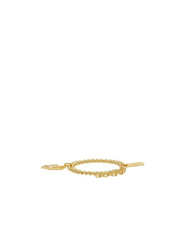 Alexander McQueen Beaded Double Bracelet With Pendant