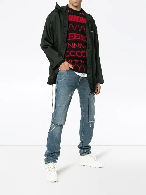 Givenchy Alphabetical Jacquard Sweater