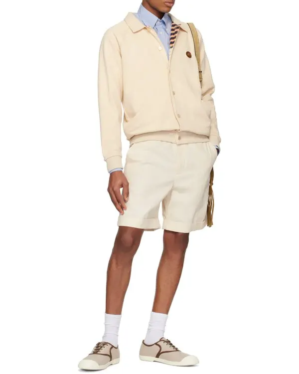 Valentino Garavani Vlogo Signature Button-up Bomber Jacket - Nude