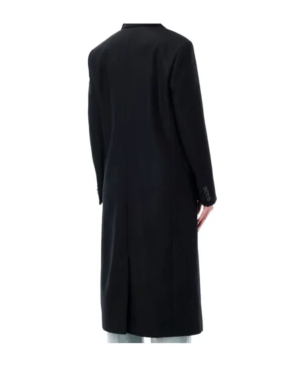 SPORTY  RICH Sporty & Rich Long-sleeved Single-breasted Coat
