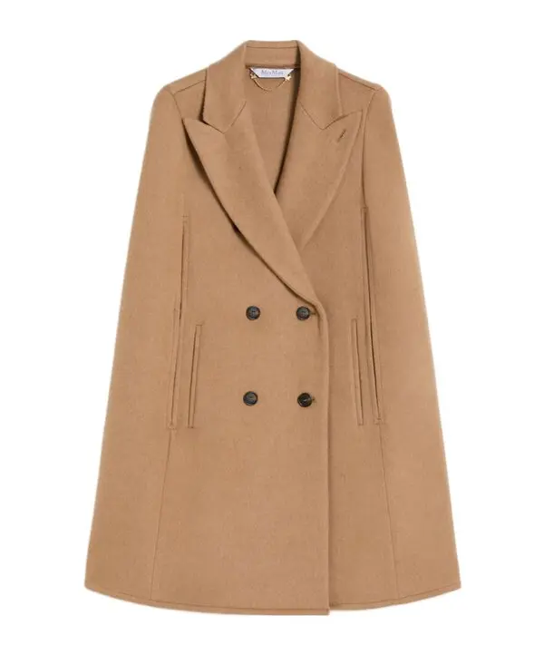 Max Mara Pordoi Draped Double-face Cape