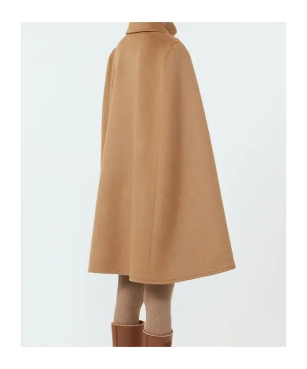 Max Mara Pordoi Draped Double-face Cape