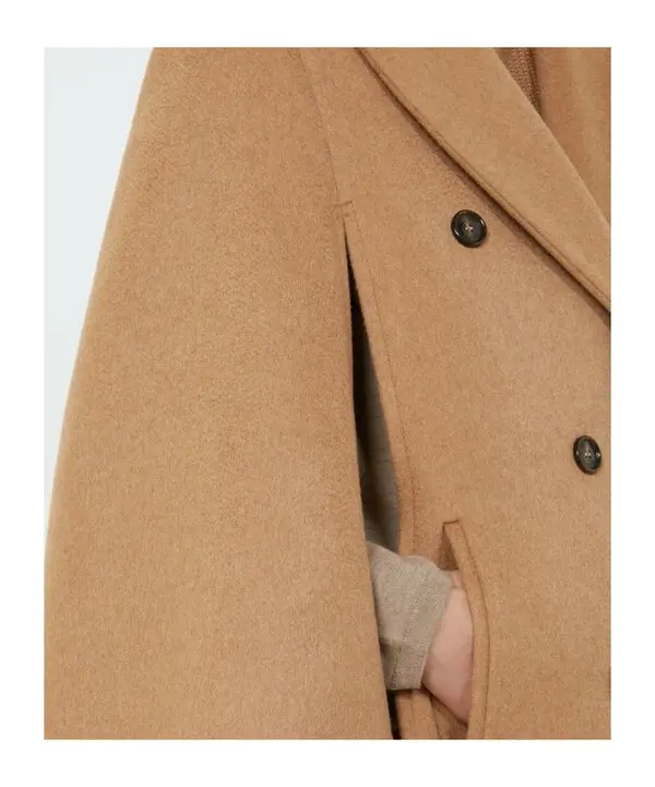 Max Mara Pordoi Draped Double-face Cape