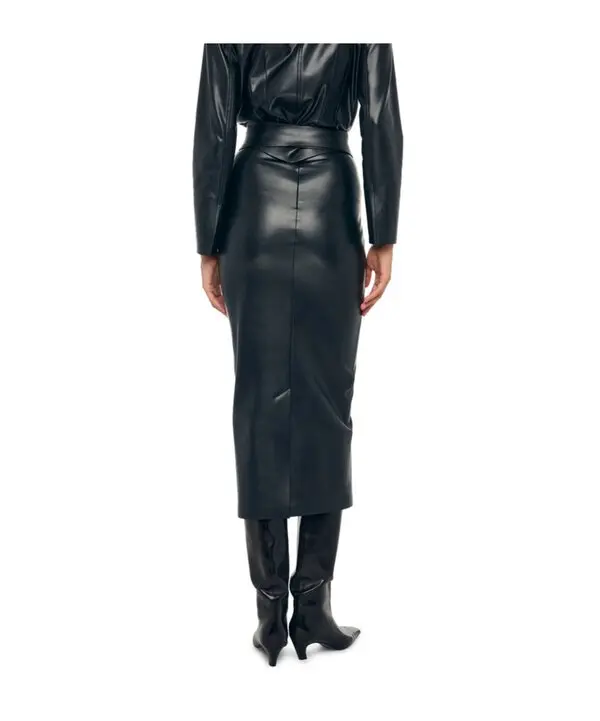 Norma Kamali Straight Midi Skirt