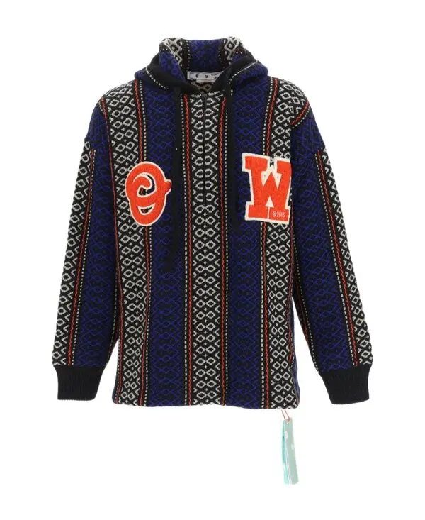 Off-White Hooded Sweater - Black