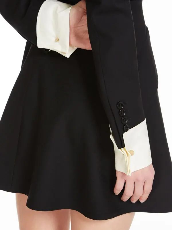 Max Mara Pleated Long-sleeved Blazer Dress