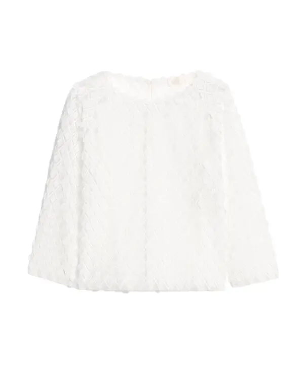 Max Mara Trento Diamond-pattern Lace Jacket