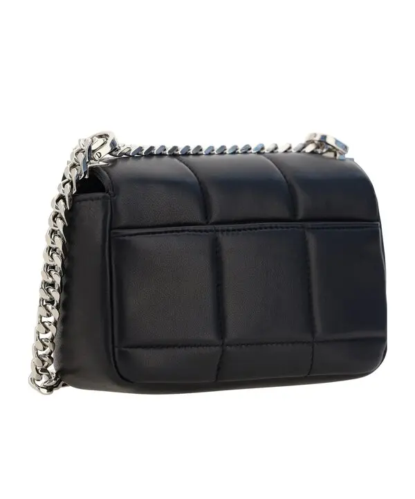 Dsquared2 Logo Plaque Quilted Chain Crossbody Bag