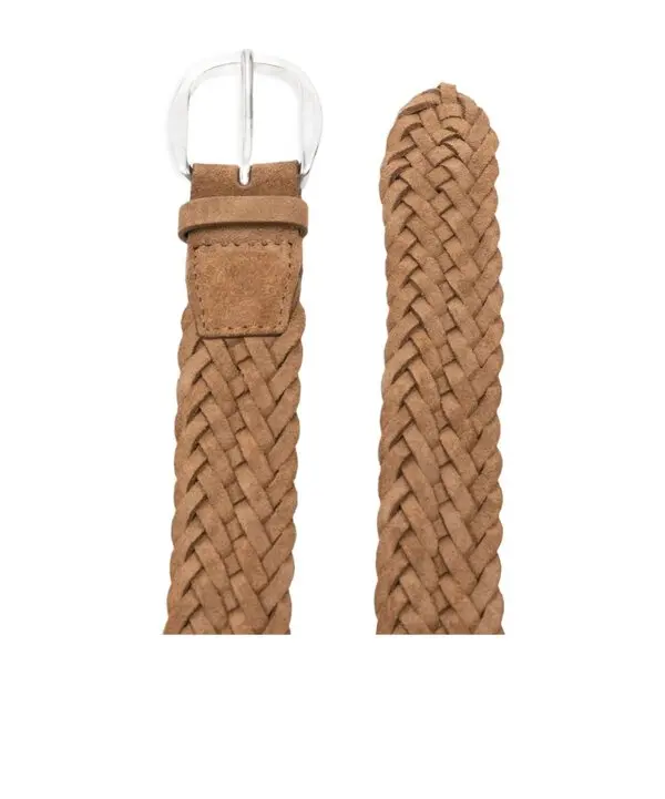 Orciani Suede Braided Belt