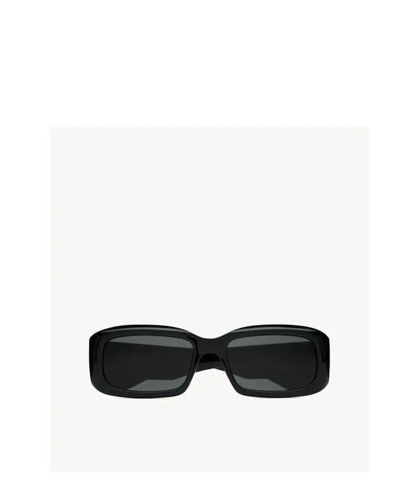 Saint Laurent Rectangular Frame Sunglasses - Black