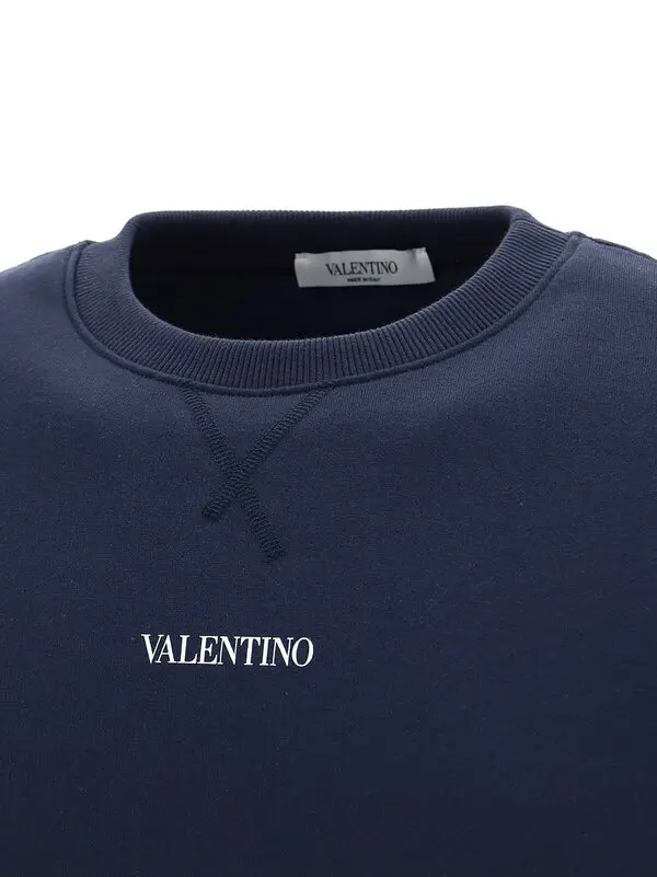 Valentino Garavani Logo Print Crewneck Sweatshirt
