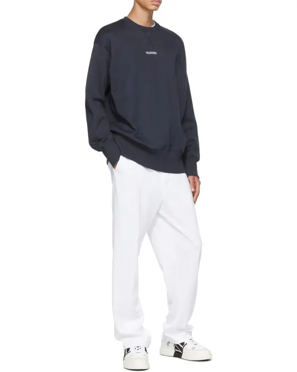 Valentino Garavani Logo Print Crewneck Sweatshirt