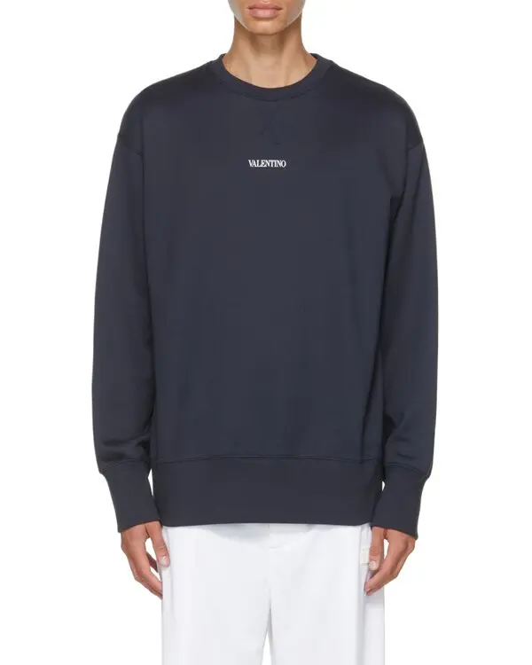 Valentino Garavani Logo Print Crewneck Sweatshirt