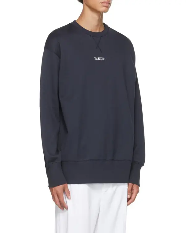 Valentino Garavani Logo Print Crewneck Sweatshirt