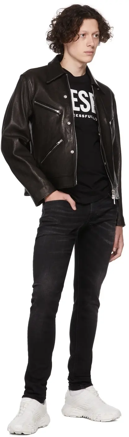DIESEL® Faded Straight-leg Jeans