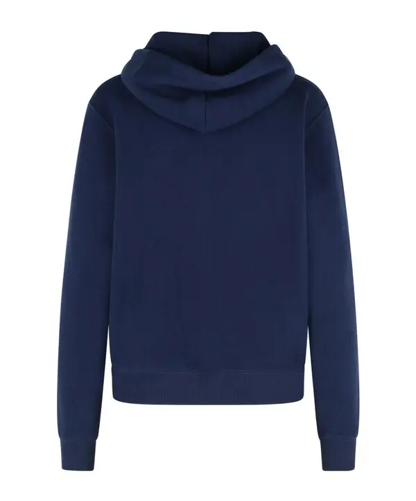 Polo Ralph Lauren Full Zip Hoodie With Logo Detail - Blue