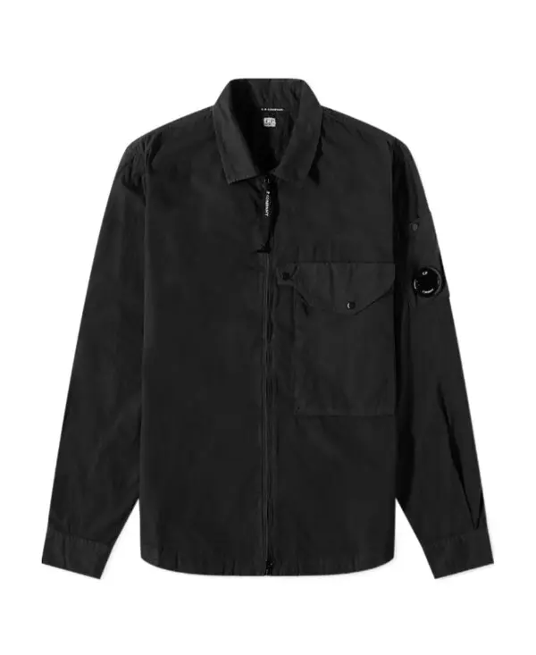 C.P. COMPANY Lens-detail Cotton Shirt Jacket