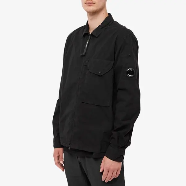 C.P. COMPANY Lens-detail Cotton Shirt Jacket