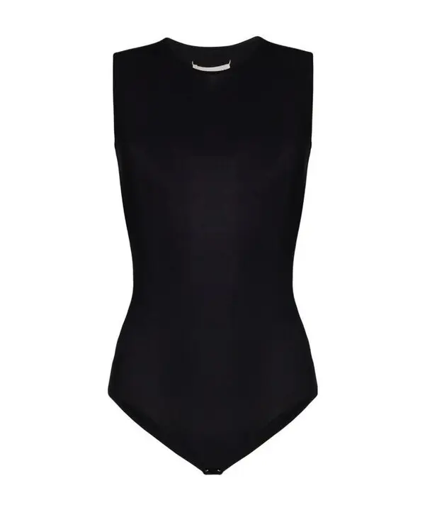 MAISON MARGIELA Sleeveless Bodysuit - Black