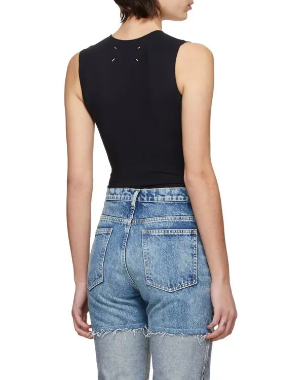 MAISON MARGIELA Sleeveless Bodysuit - Black