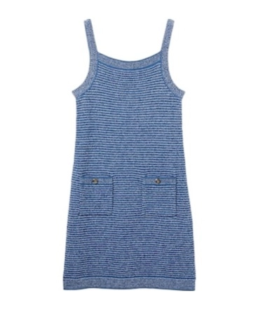 Gucci Fine Cotton Dress With Square Neck And Double G Buttons - Light Blue