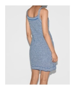Gucci Fine Cotton Dress With Square Neck And Double G Buttons